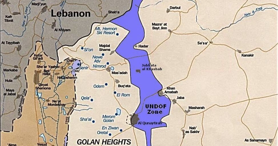 MEI Editor's Blog: After 40 Years, UNDOF Withdraws Behind Line "A" in ...