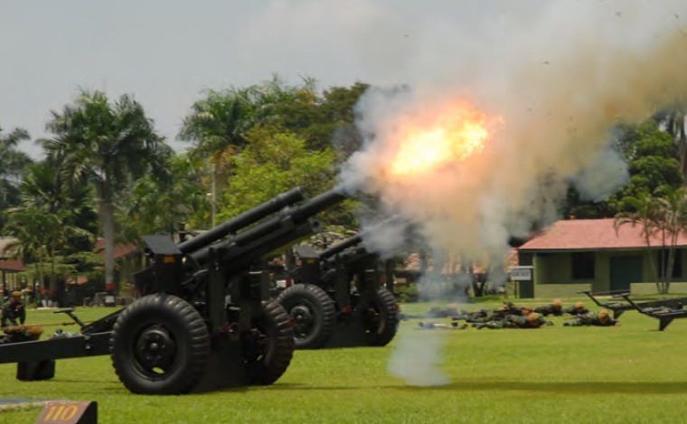 Garuda Militer: M2A2 105mm : Howitzer Tua Yon Armed TNI AD