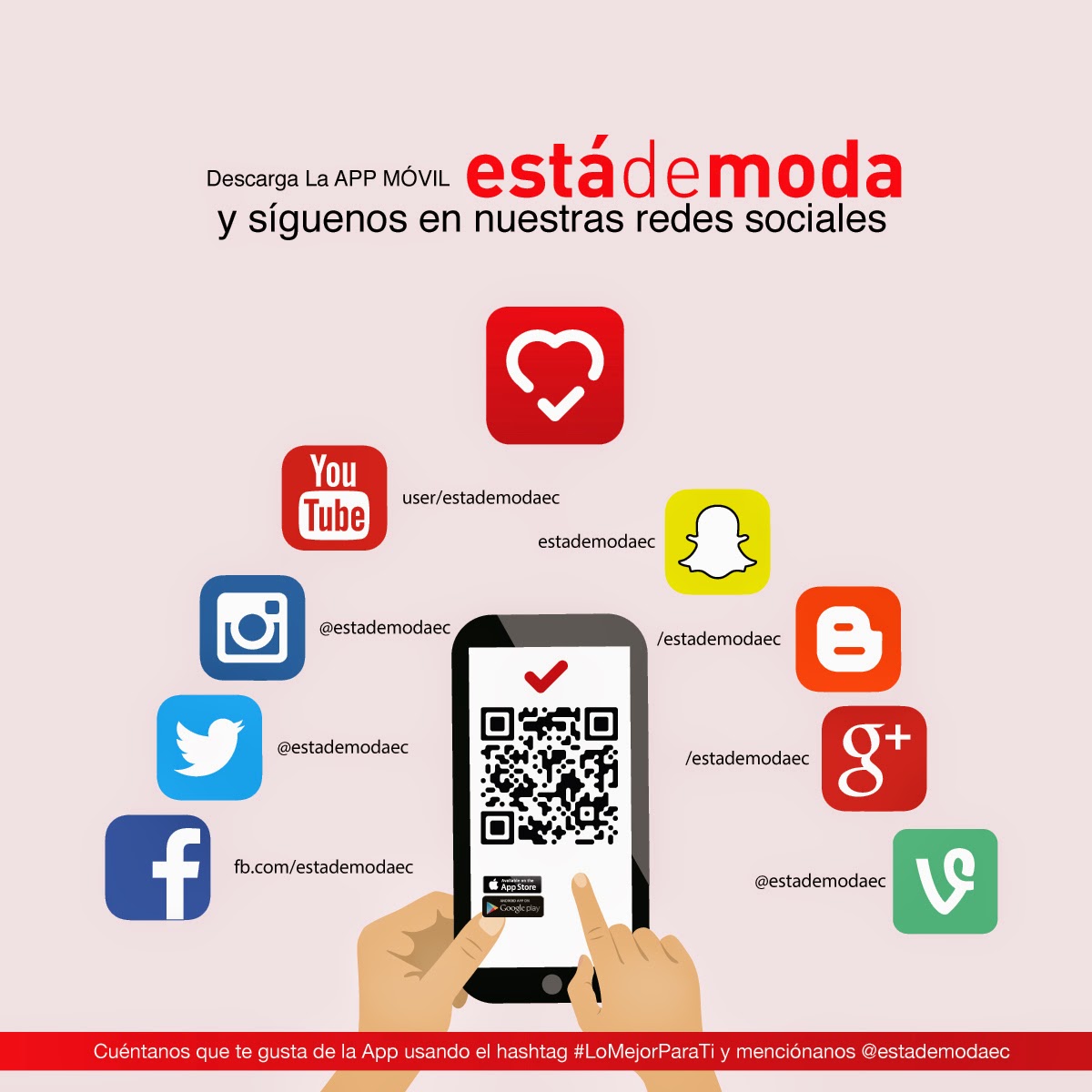 Estádemoda: Siguenos en nuestras Redes Sociales