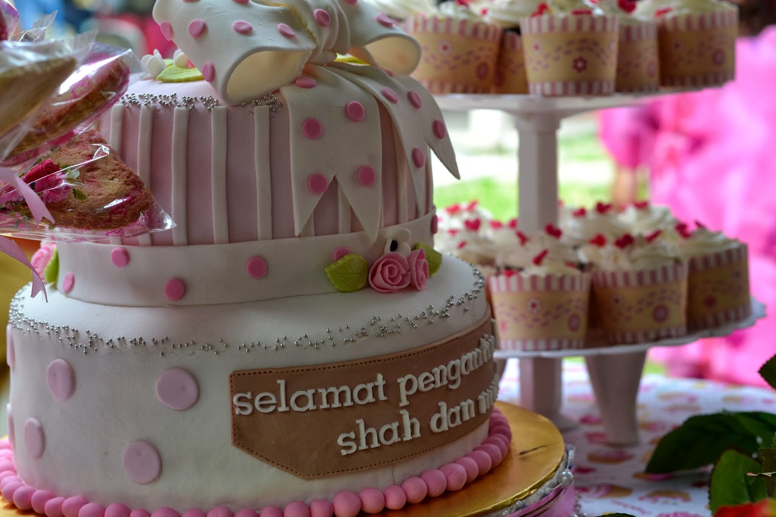 Jemari Aida: Kek tema merah jambu