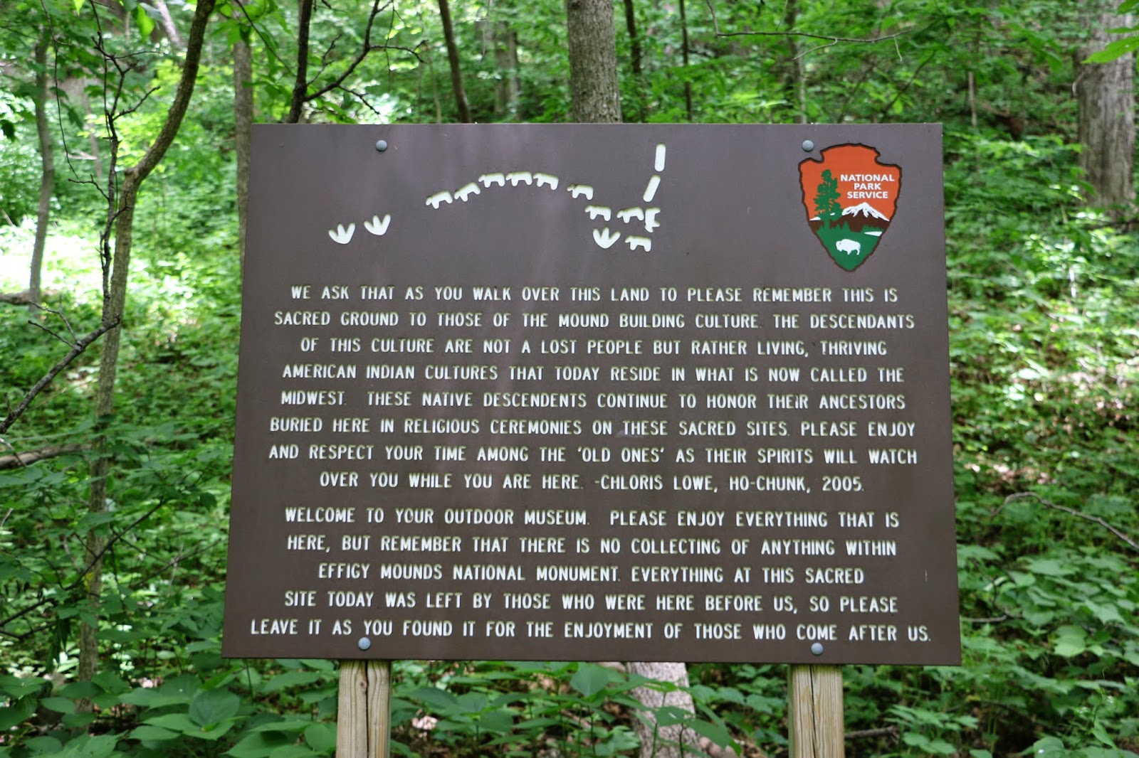 Russman's spot: Effigy Mounds National Monument Harpers Ferry Iowa