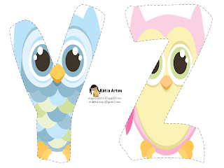 Alfabeto con lindos búhos. - Oh my Alfabetos!