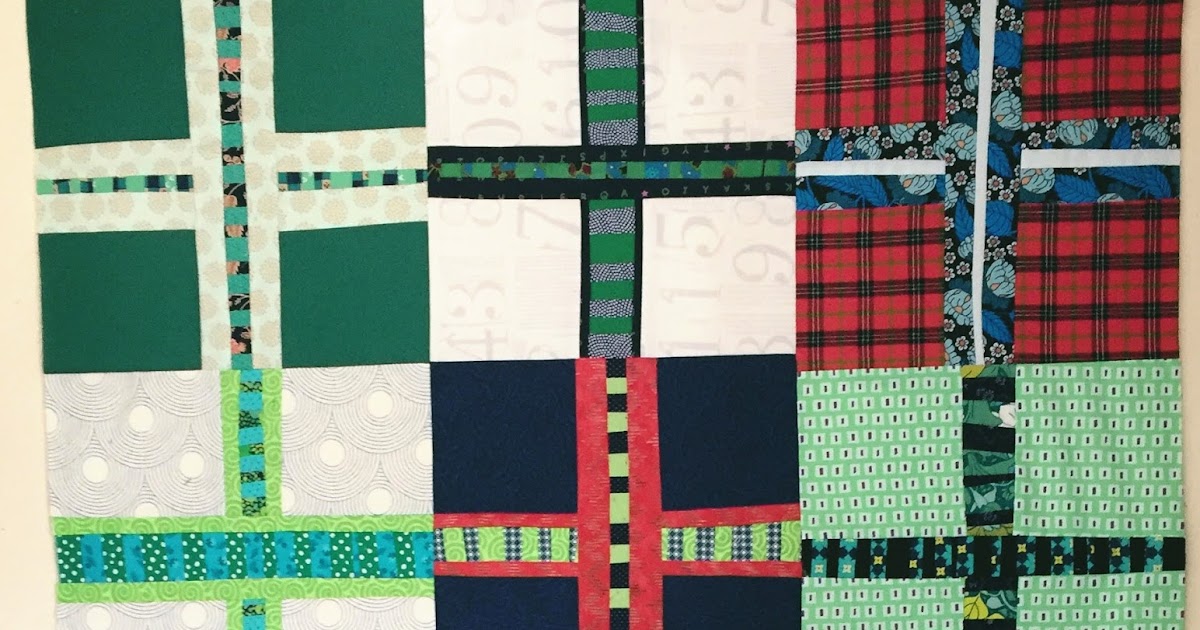 Quilty Folk: Railroad Tracks Baby Quilt