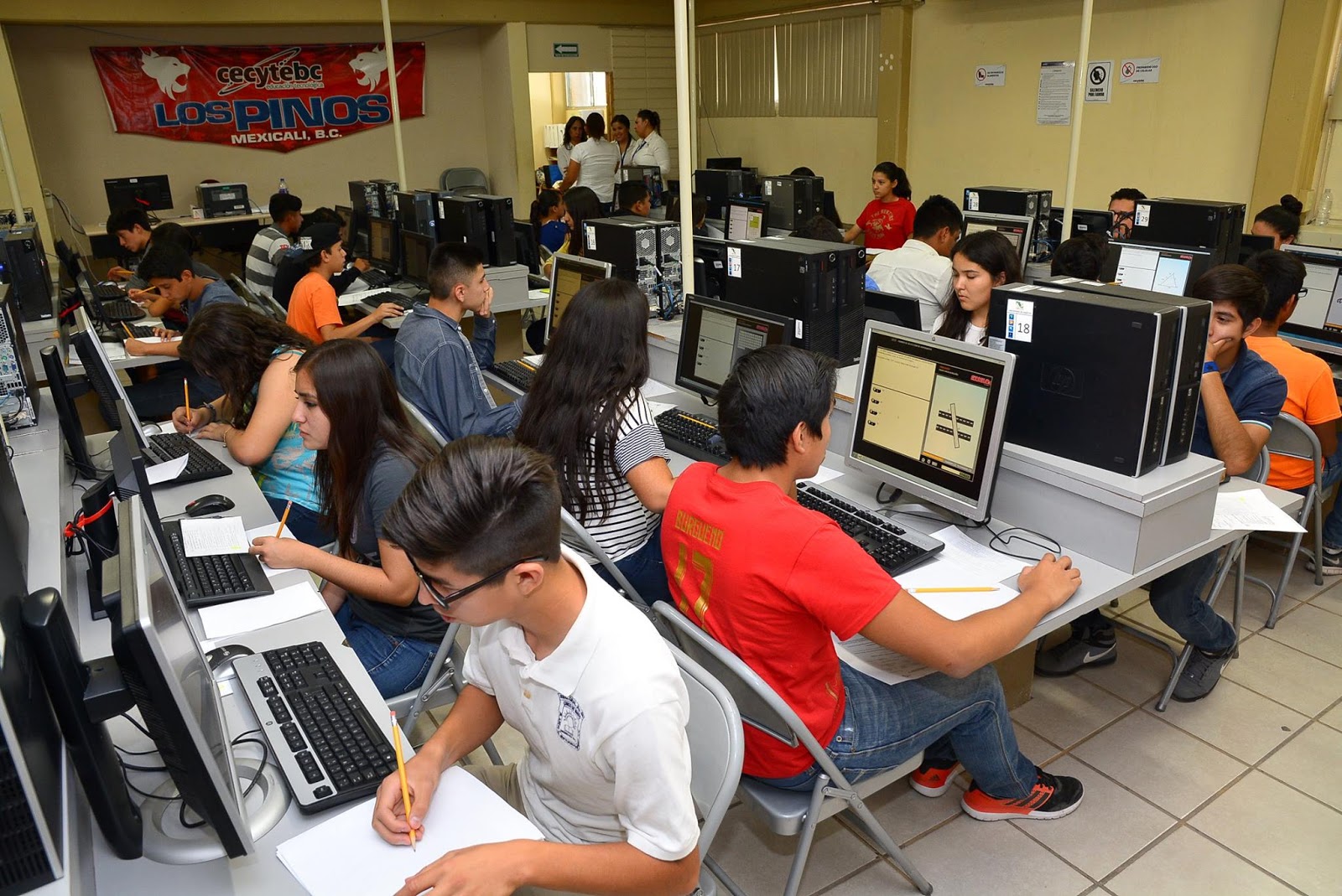 Prensa CECYTEBC: SE PREPARA CECYTE BC EXAMEN PARA ASPIRANTES DE NUEVO ...