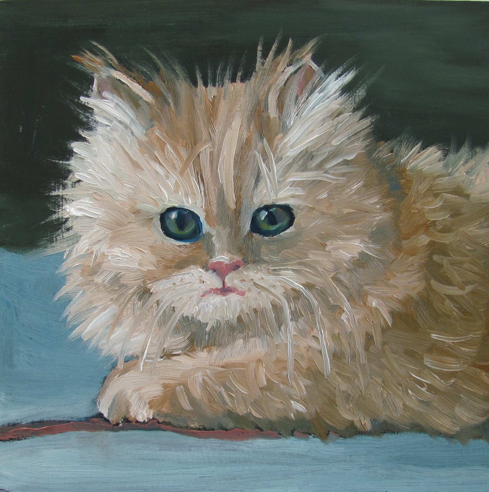 Artist Susan Spohn: Orange Kitten