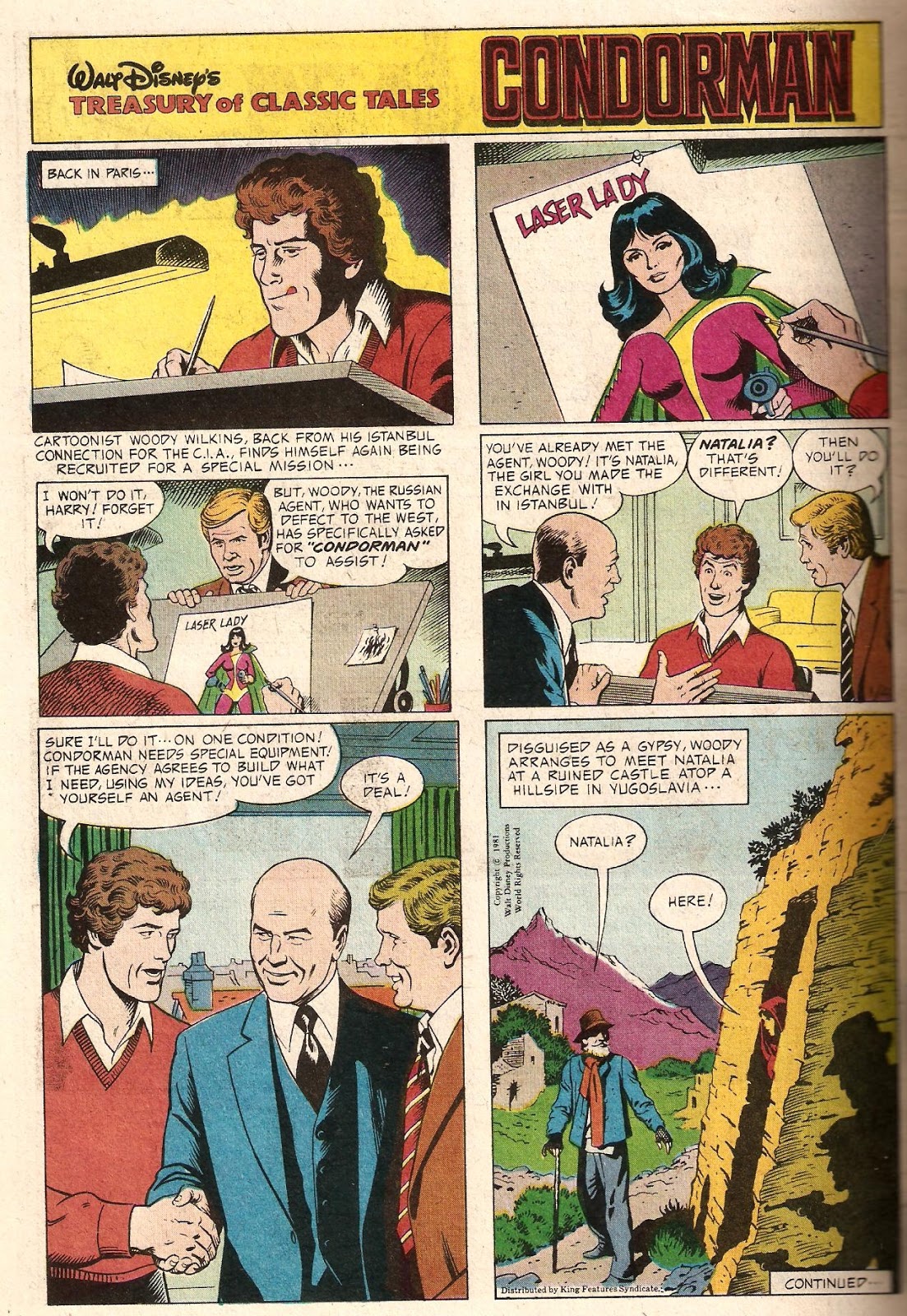 Sunday Comics Debt: Condorman is no Birdman