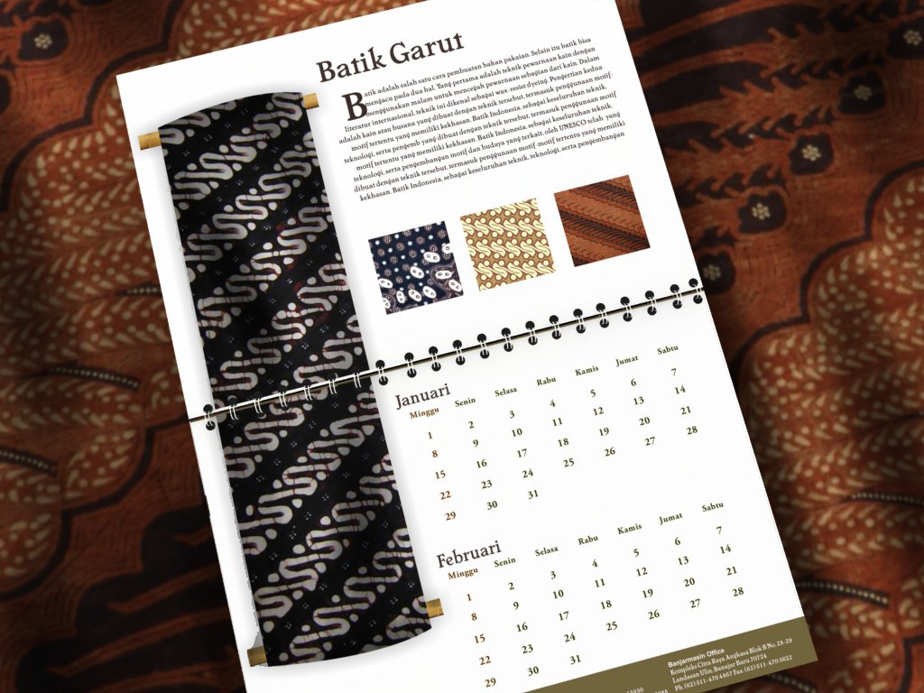 batik kalender | curhat disen