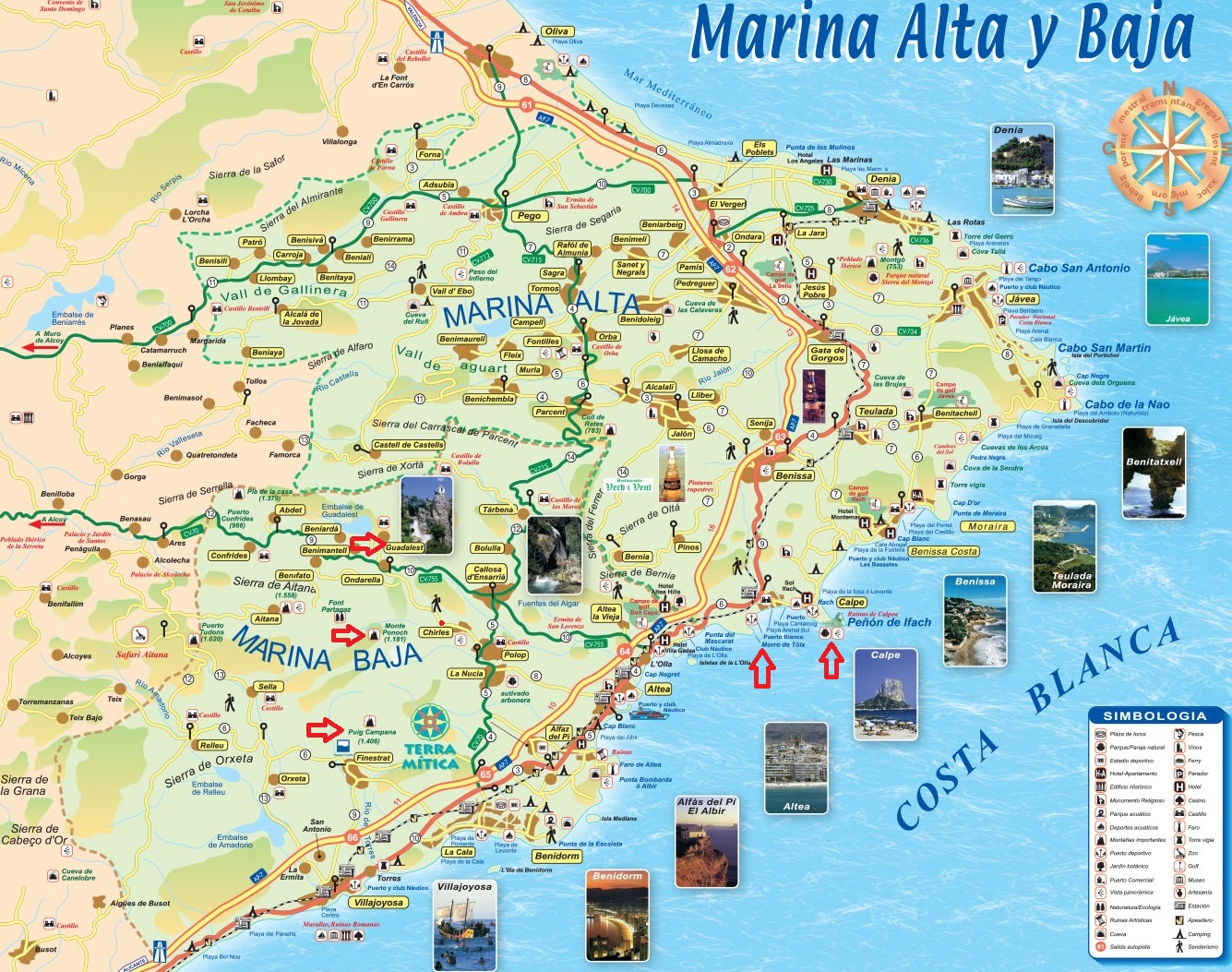 Domzalski: Agradables escaladas por la Marina Alta y Baja: Guadalest ...