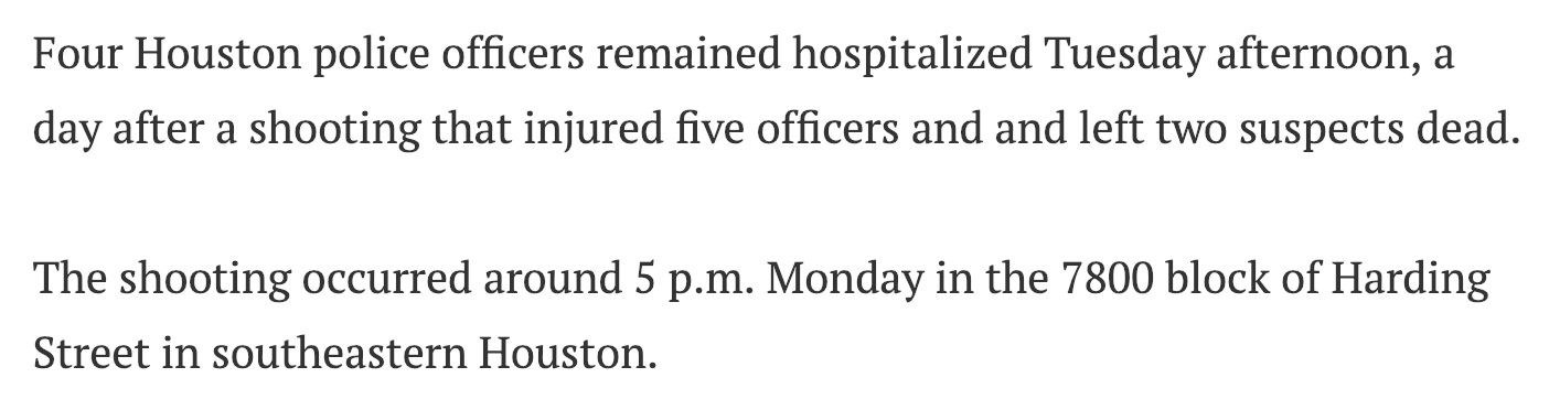 58 59 | Houston shootouts suspects named as married couple, Dennis ...