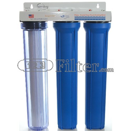 Whole house water filtration, purification, softening, and sterilization