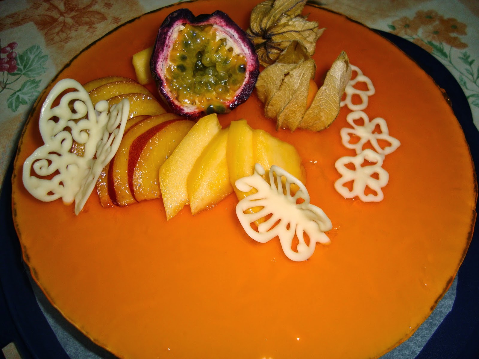 Bienvenue dans ma cuisine ...: Bavarois fruits de la passion/fruits ...