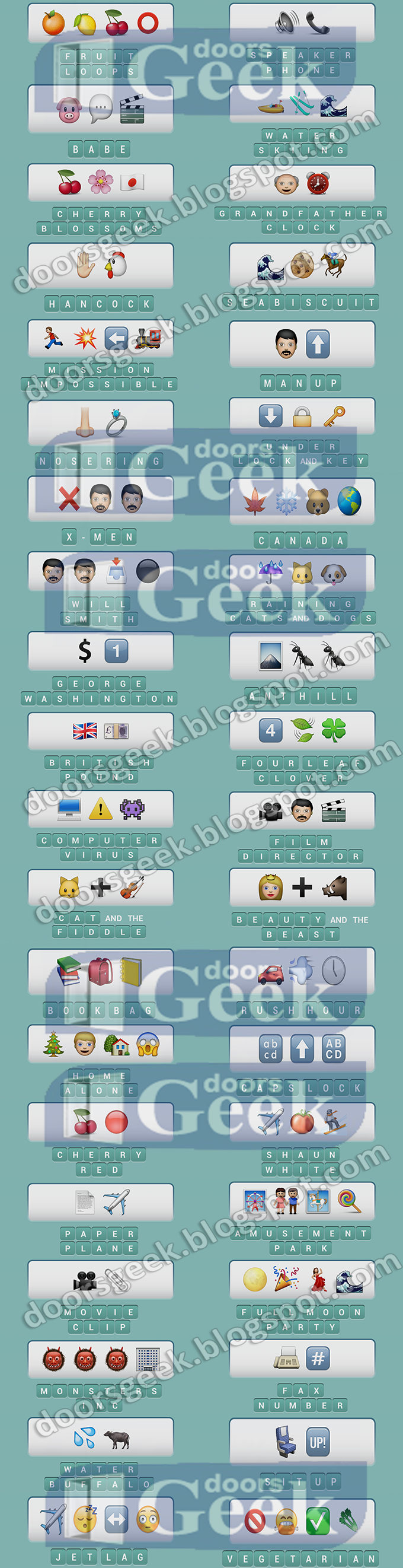 Emoji Answers Level 24