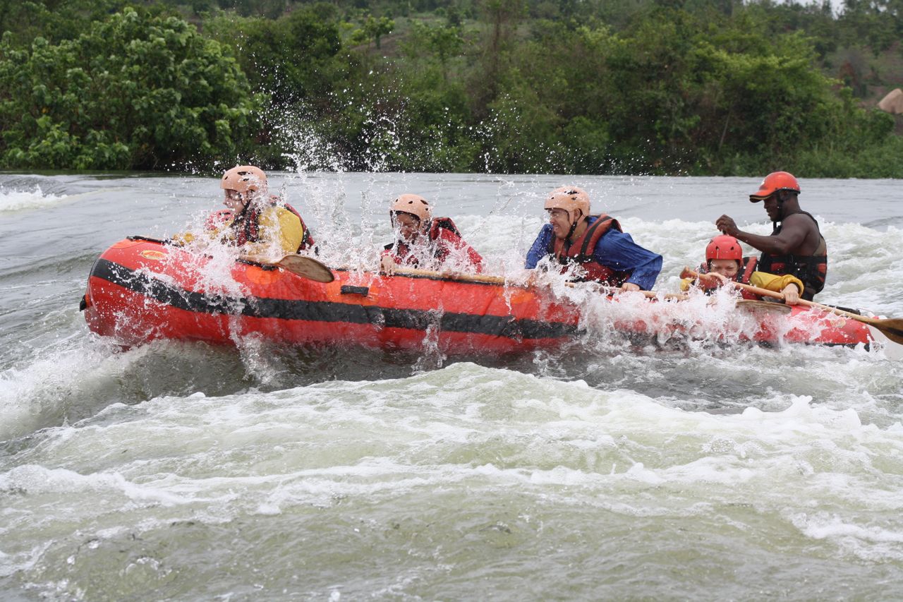 goldengreenandbluedays: Rafting the Nile..