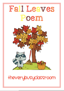 The Very Busy Classroom: Fall Leaves Poem