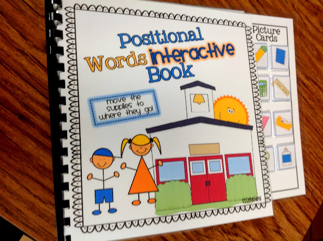 Positional Words Interactive Book! - SSSTeaching