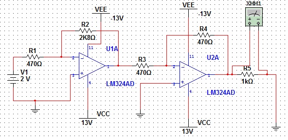 belajar ngeblog: Rangkaian Pengkondisi Sinyal (penguat pembalik)