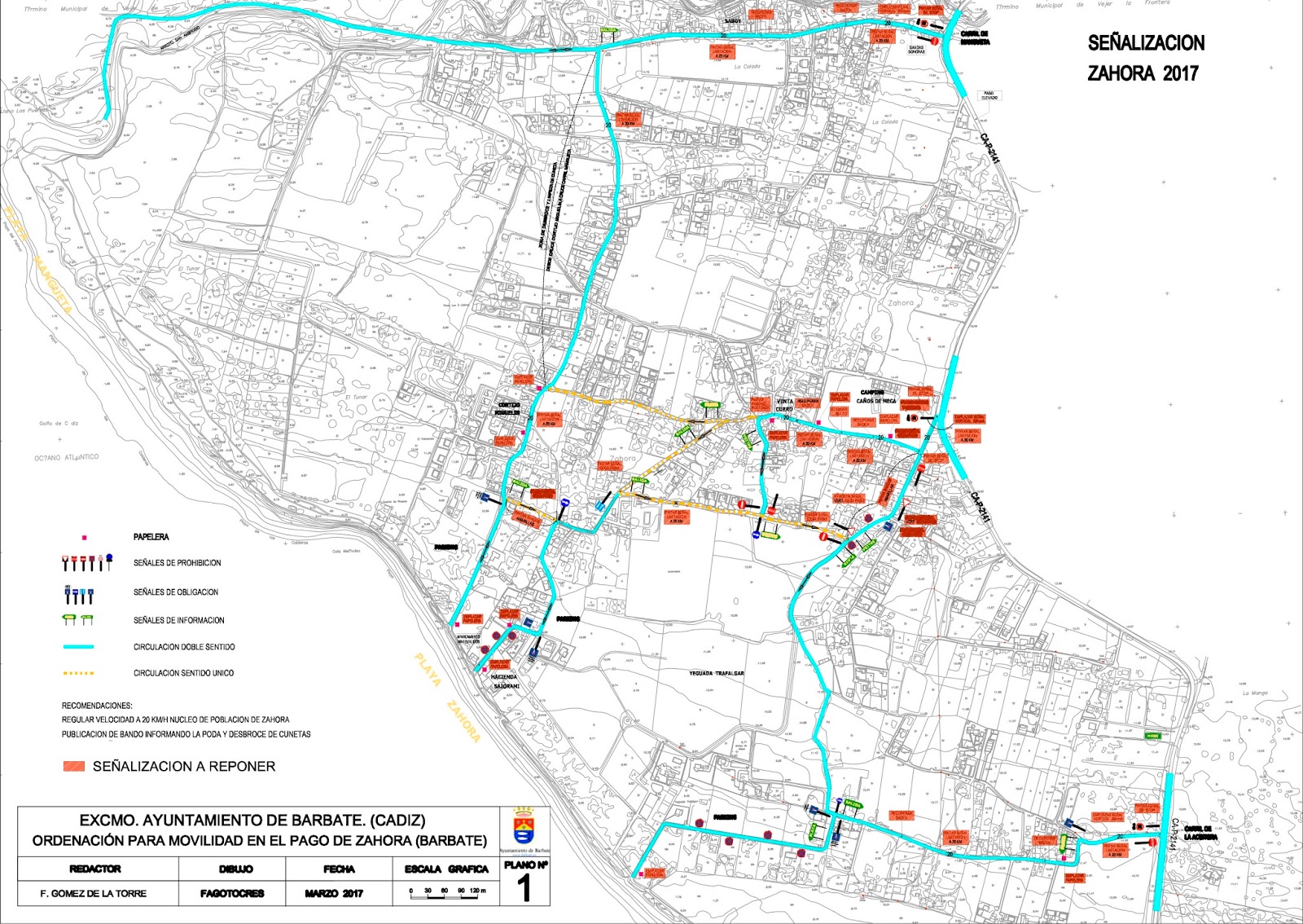 PUEBLO DE ZAHORA. BARBATE.: Medidas de mejoras previstas para seguridad ...