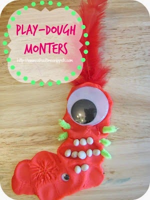 Boredom Buster: Make Your Own Playdough Monsters! | School Time Snippets