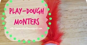 Boredom Buster: Make Your Own Playdough Monsters! | School Time Snippets