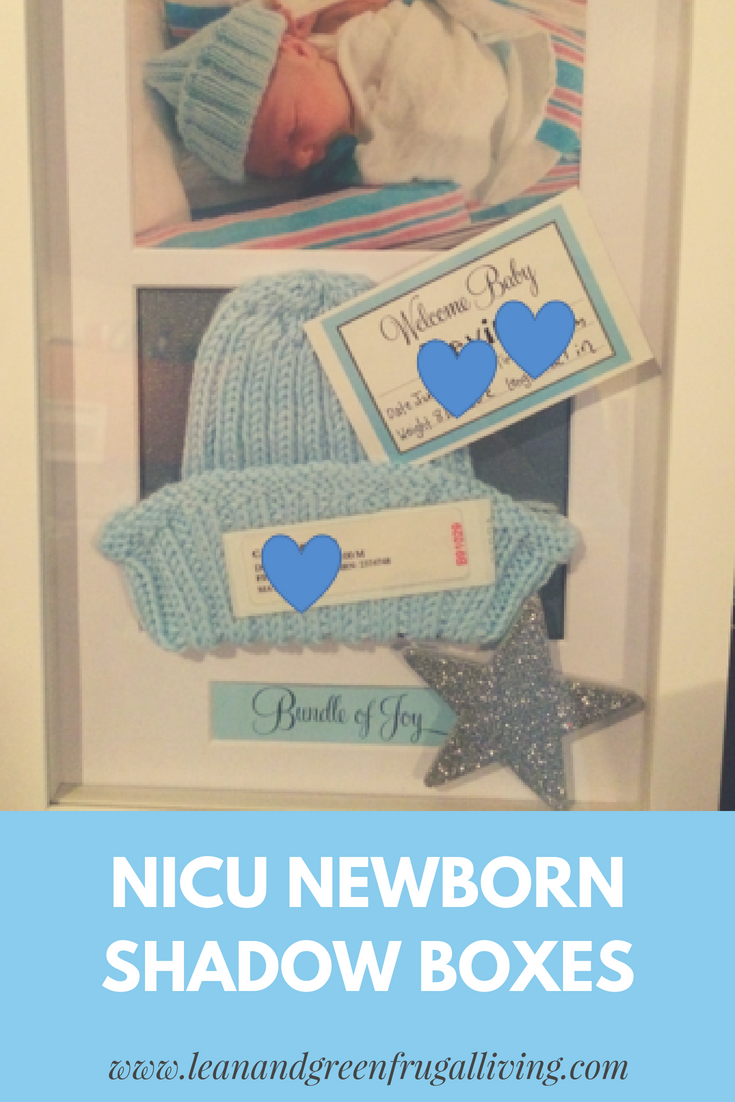NICU Newborn Shadow Boxes - Take It From Nicole