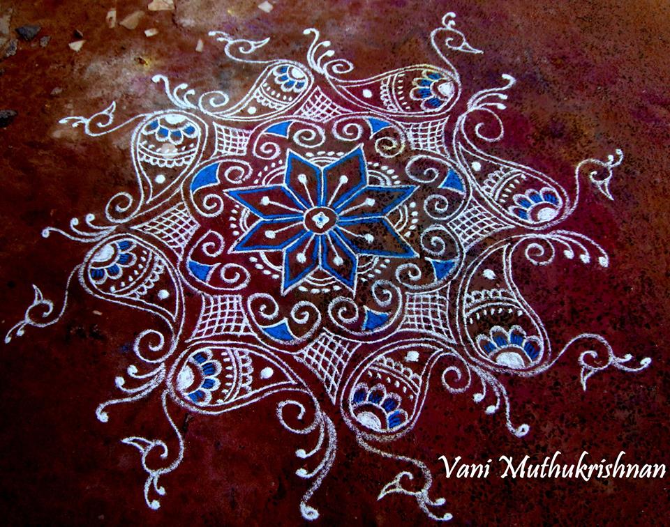 prasannarangoli: Vani muthukrishnan's Latest Rangoli Designs Part-3