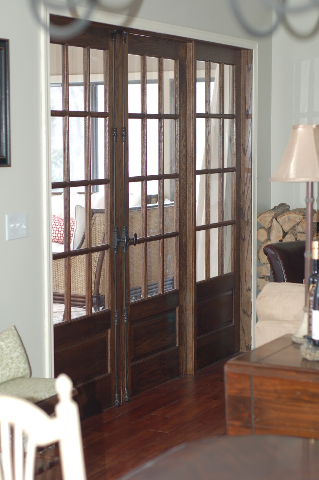 Busy Days Worthwhile: Installing Our Triple French Doors