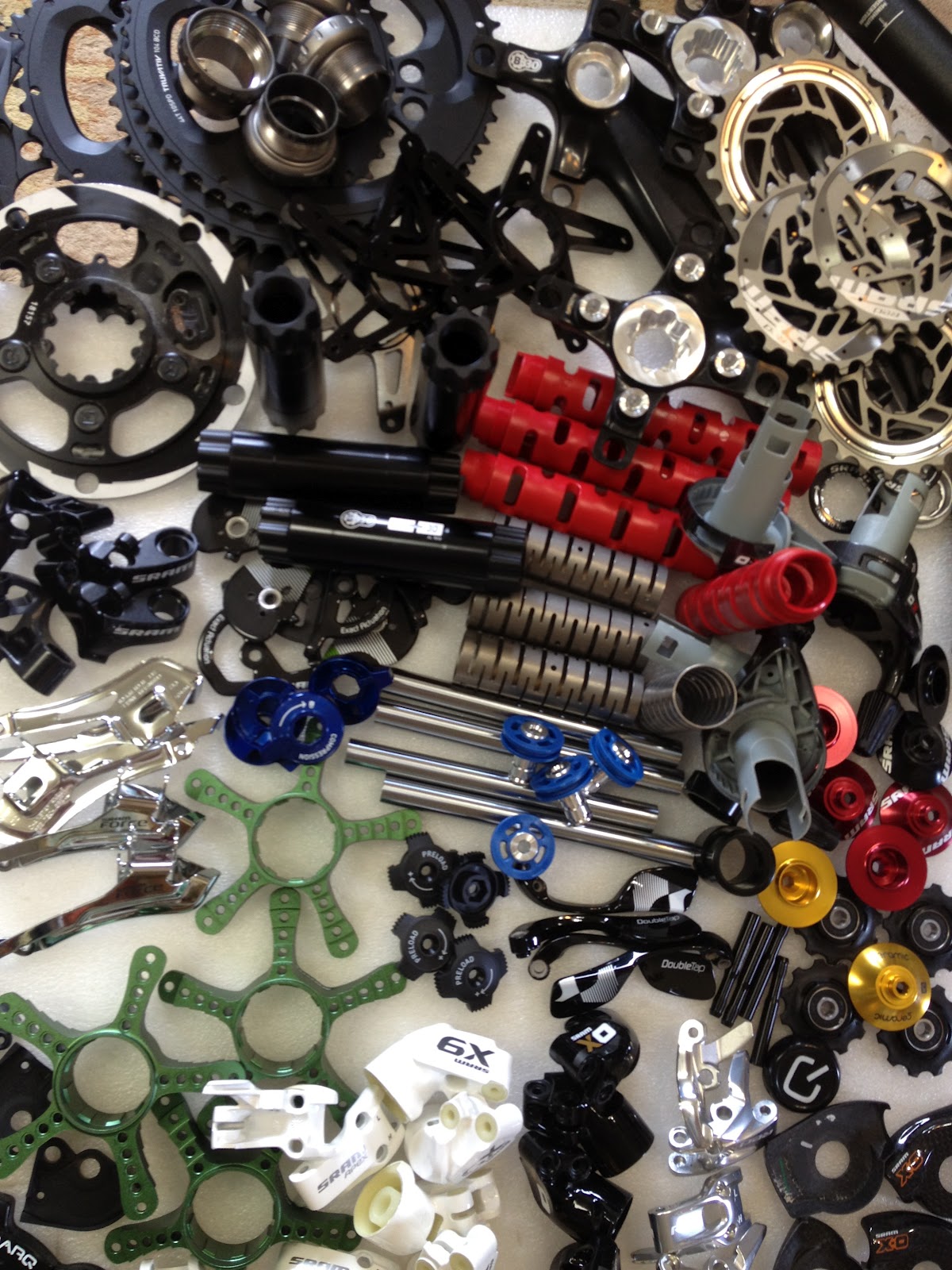 Rachel Dorn Ceramic Sculpture: Bike Part with Clay: Gears