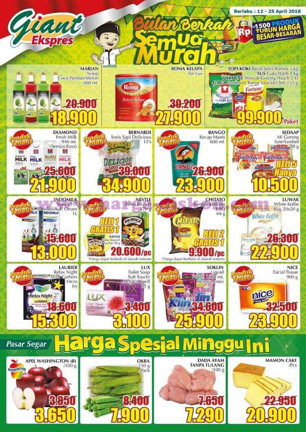 Katalog Harga dan Promo Giant Ekspres Terbaru