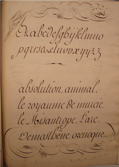 BIBLIOTYPES: Ménard, E: Cahier d'écriture