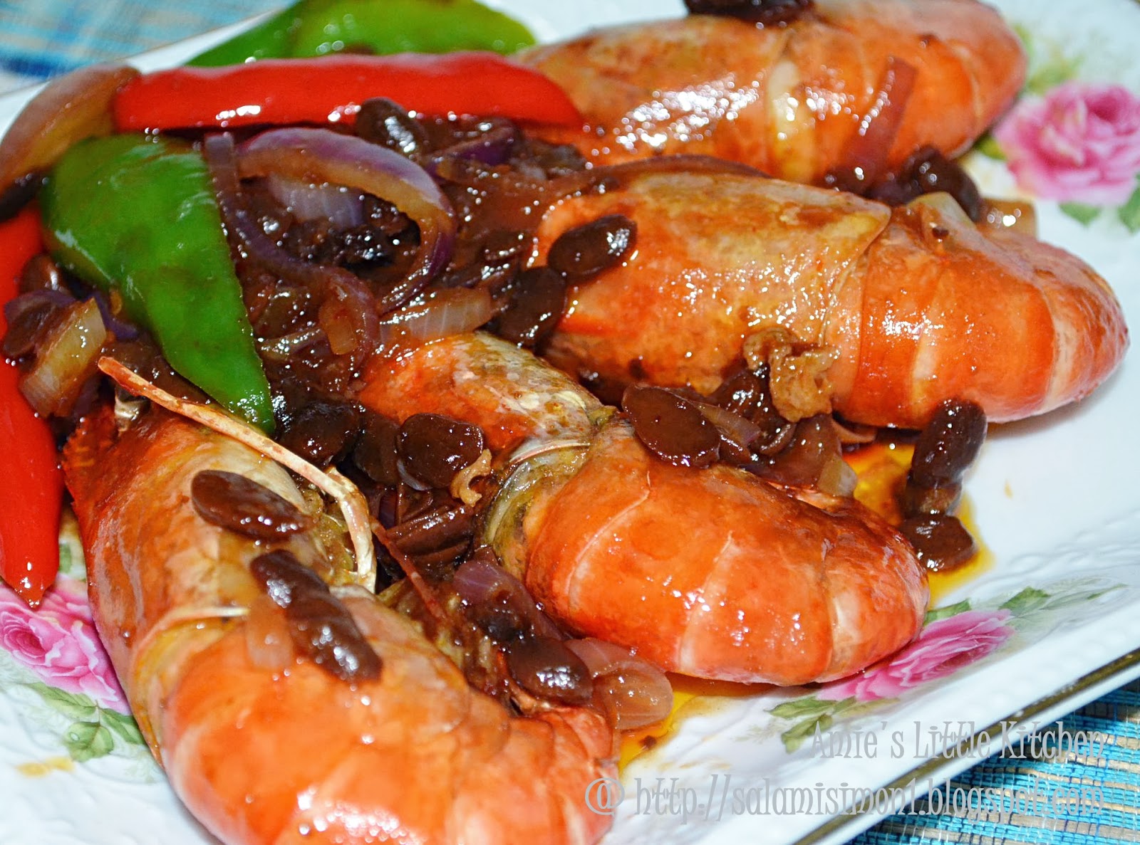 Udang Galah Goreng Taucu - Amie's Little Kitchen
