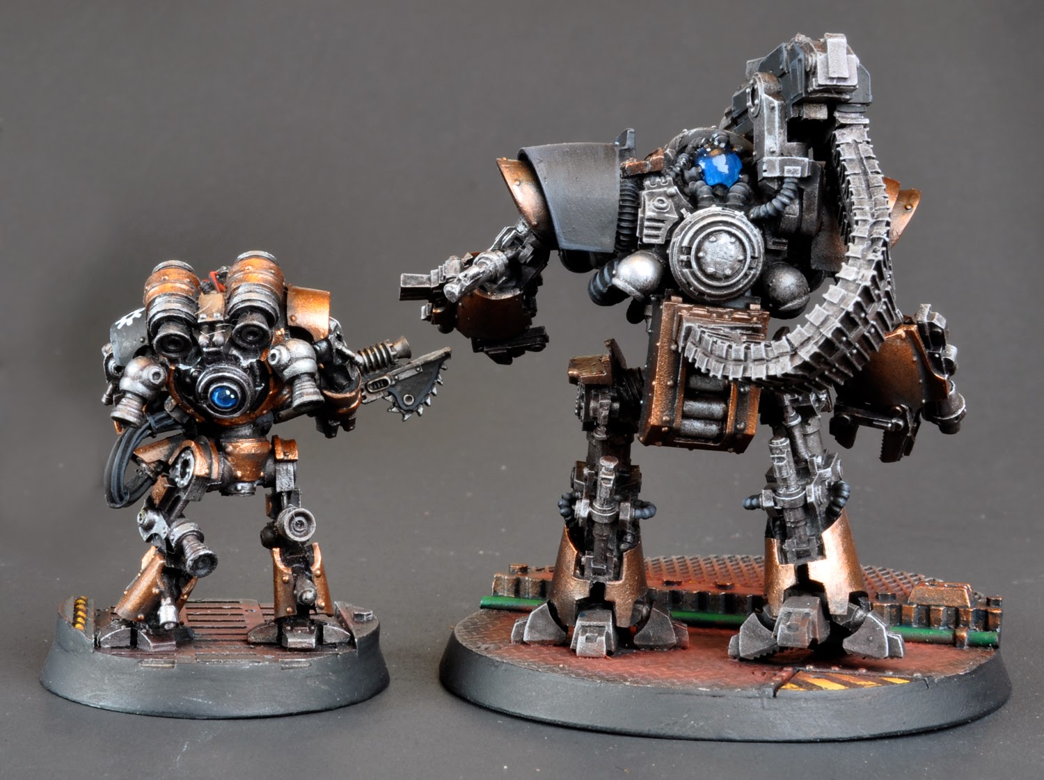 davetaylorminiatures: Mechanicum Castellax (and some others)