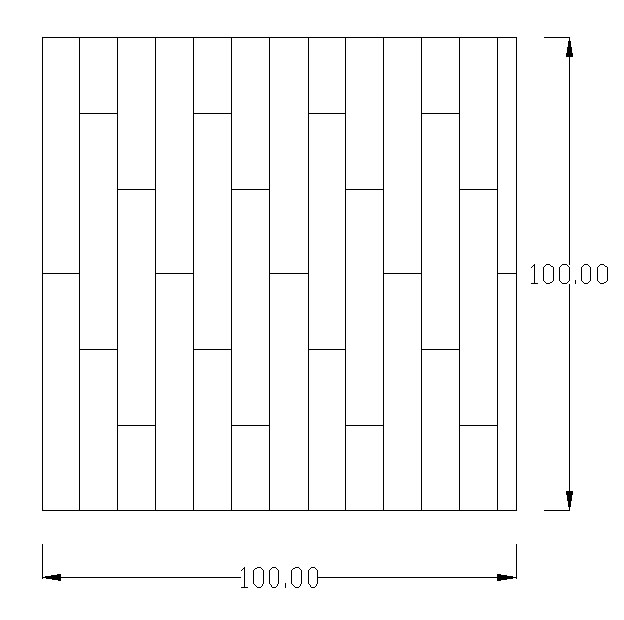 lantai kayu jati: Pola Pemasangan Parket