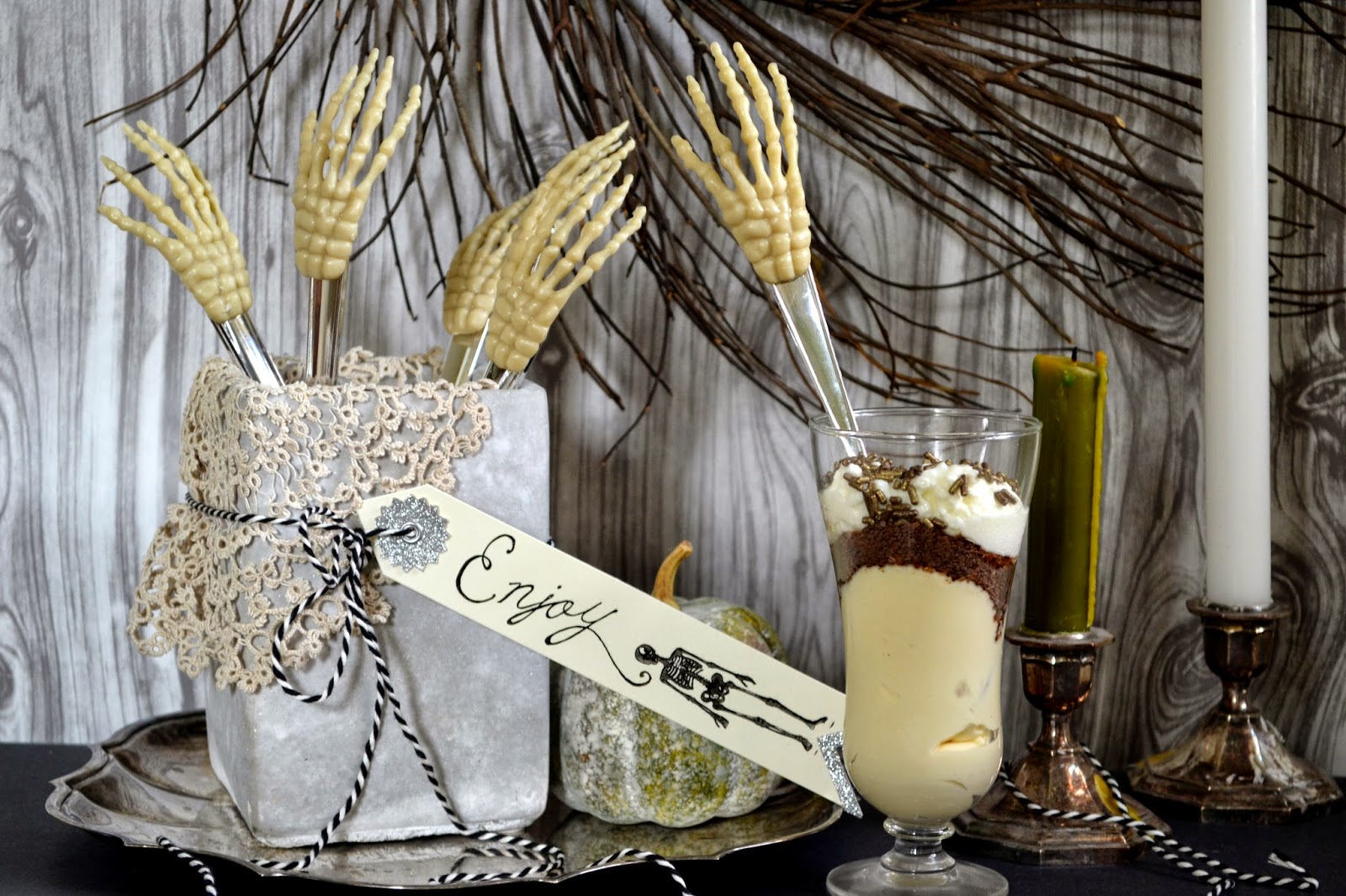 Attic Lace: Halloween DIY: Spooky Spoons!