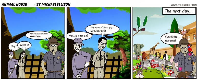 SASIC 6th Grade Adventures in Learning: Silly Zoo Comic