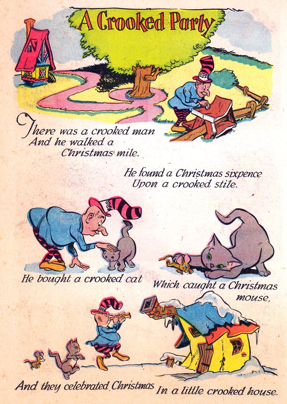 Mippyville: Christmas Poems illustrated by Walt Kelly