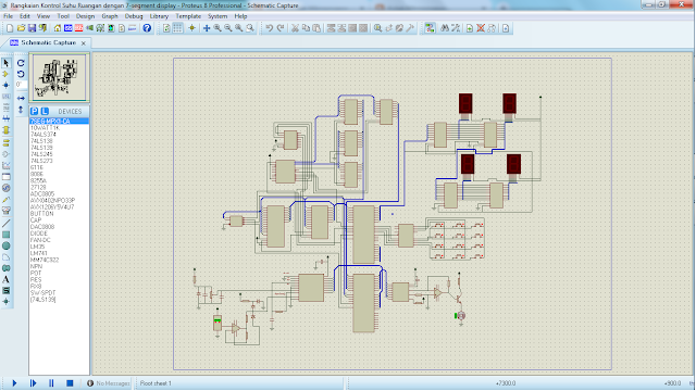 Teknik Elektro Unand: Mikroprosesor (Rangkaian Kontrol Suhu)