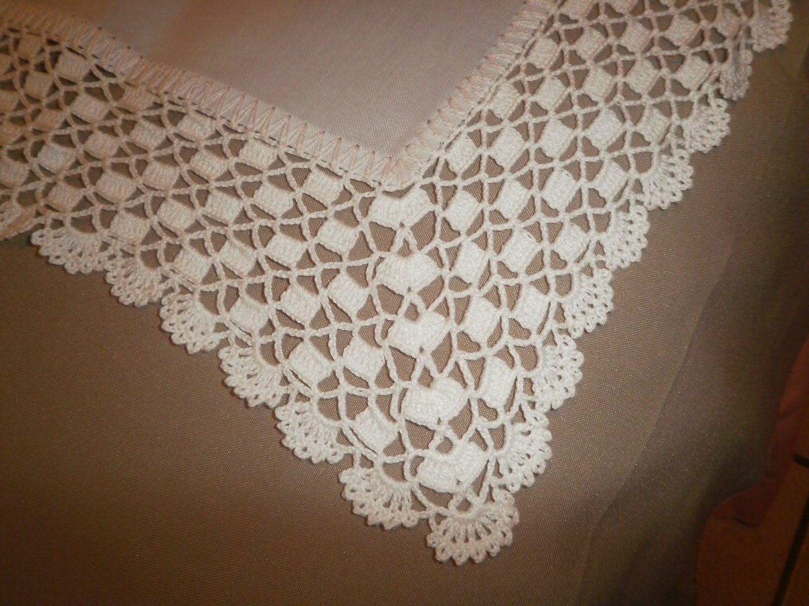 Cantinho das Artes da Cássia: Bicos de crochê lindos e fáceis