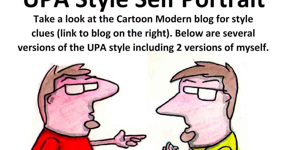 165-166: Homework Draw yourself as a UPA style character