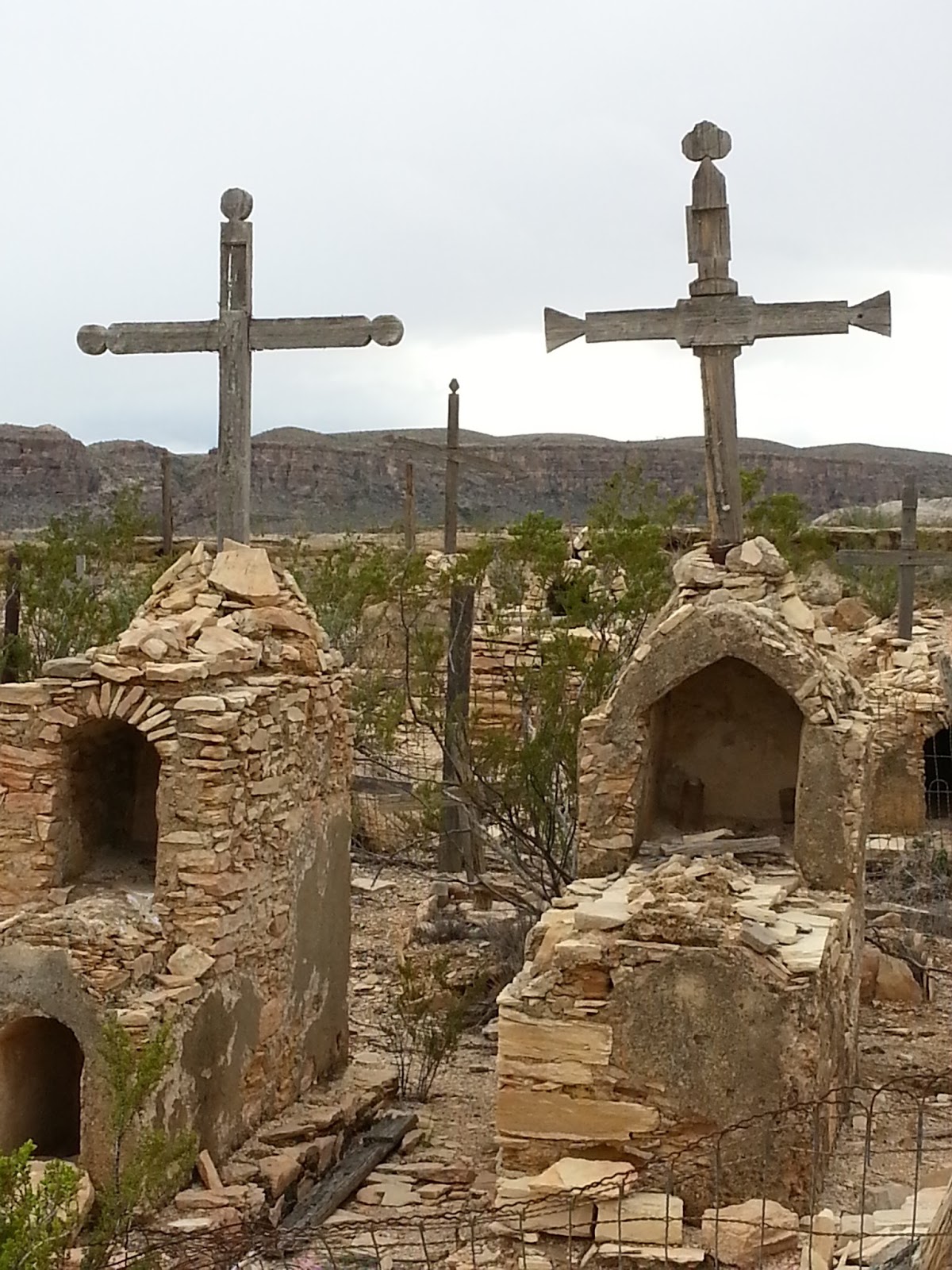 Texas Mountain Trail Daily Photo: Terlingua Ghost Town Cemetery