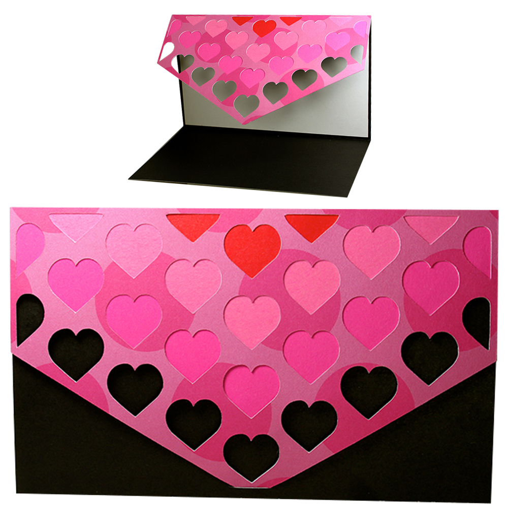 JMRush Designs: Heart Tri-Fold Card