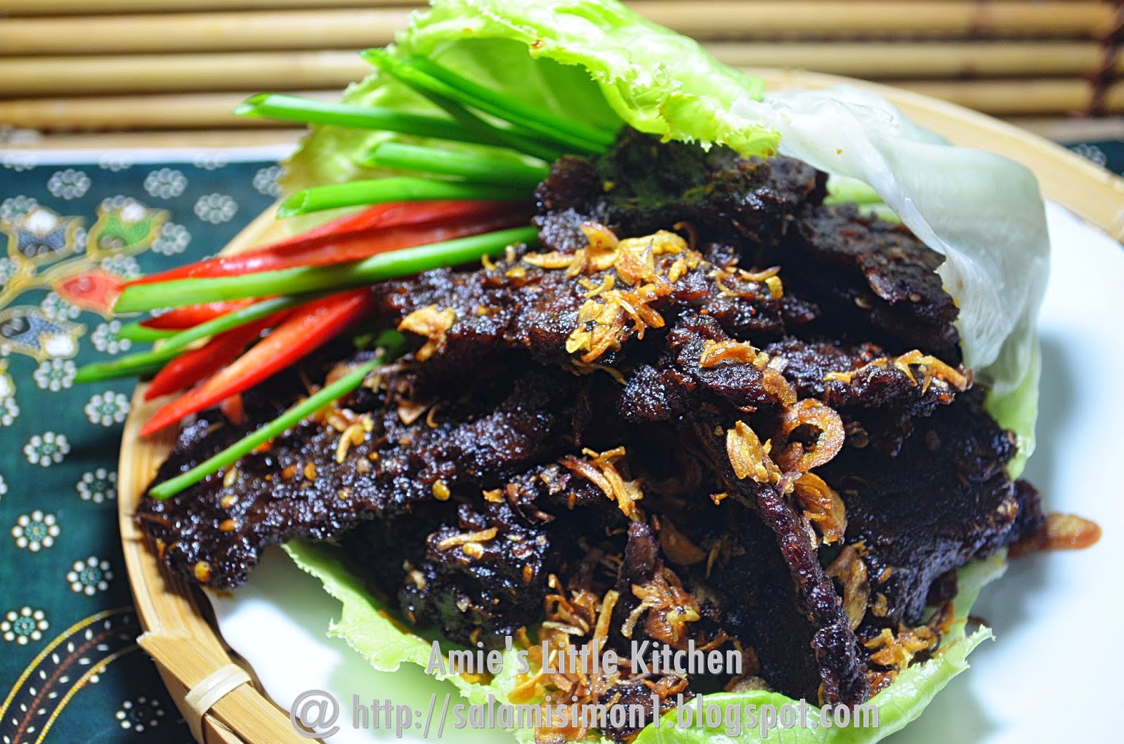 Dendeng Daging Rusa - Amie's Little Kitchen
