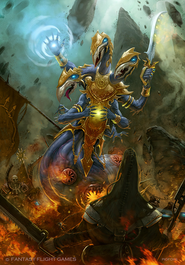 The Mandulian Chapel: Daemon Codex - Daemonic Heralds - Khorne, Tzeentch