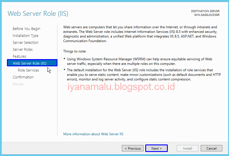 Cara Instalasi Web Server (IIS) ~ Bacalah Semaunya!!!