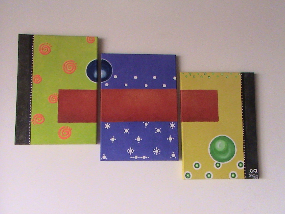 Ke MacHeRa::. arte y decoración en papel mache : Hermosos Trípticos