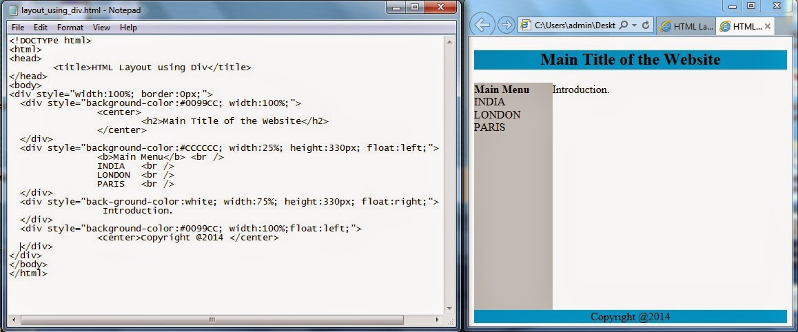 Php Programming For Beginners Lecture 7 Html Layout Using Table And