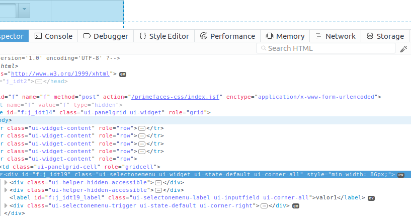Deividnn Alterando Css De Um Componente Primefaces