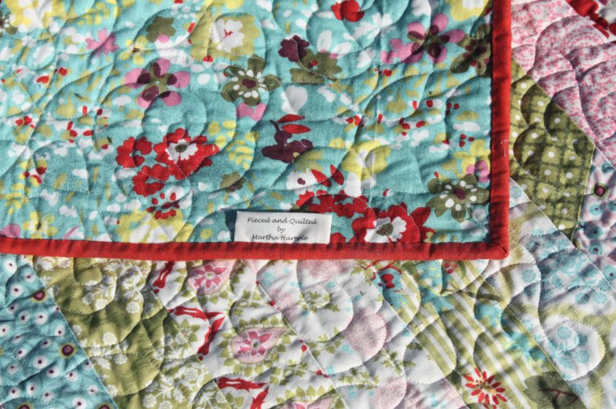 Martha's Blog: 1600 Jellyroll Quilt At Last