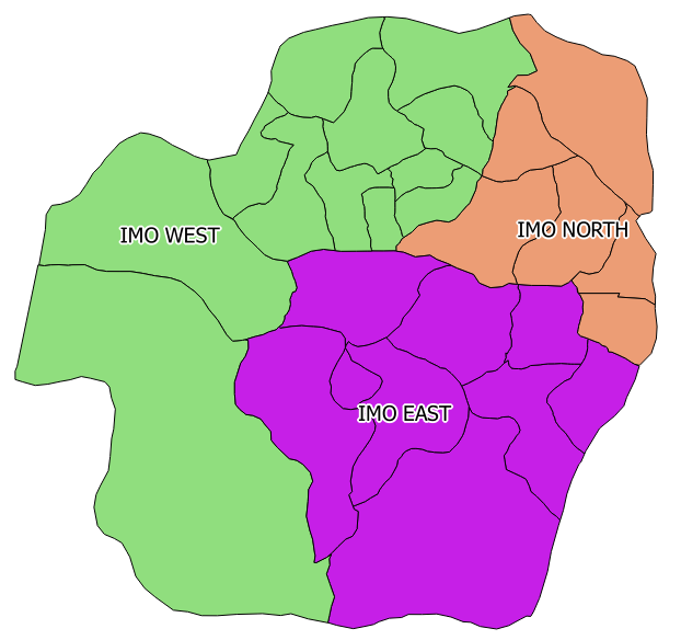 Geospatial Solutions Expert: Map of Nigeria States' Senatorial Districts