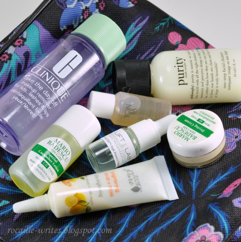 Rocaille Writes: What's In My Travel Skincare Bag?