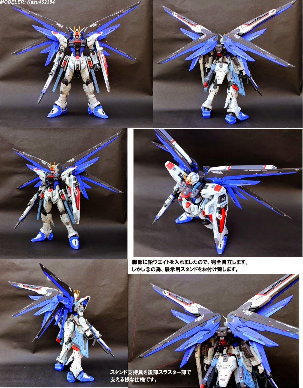 Custom Build: 1/60 ZGMF-X10A Freedom Gundam "Perfect Grade details"